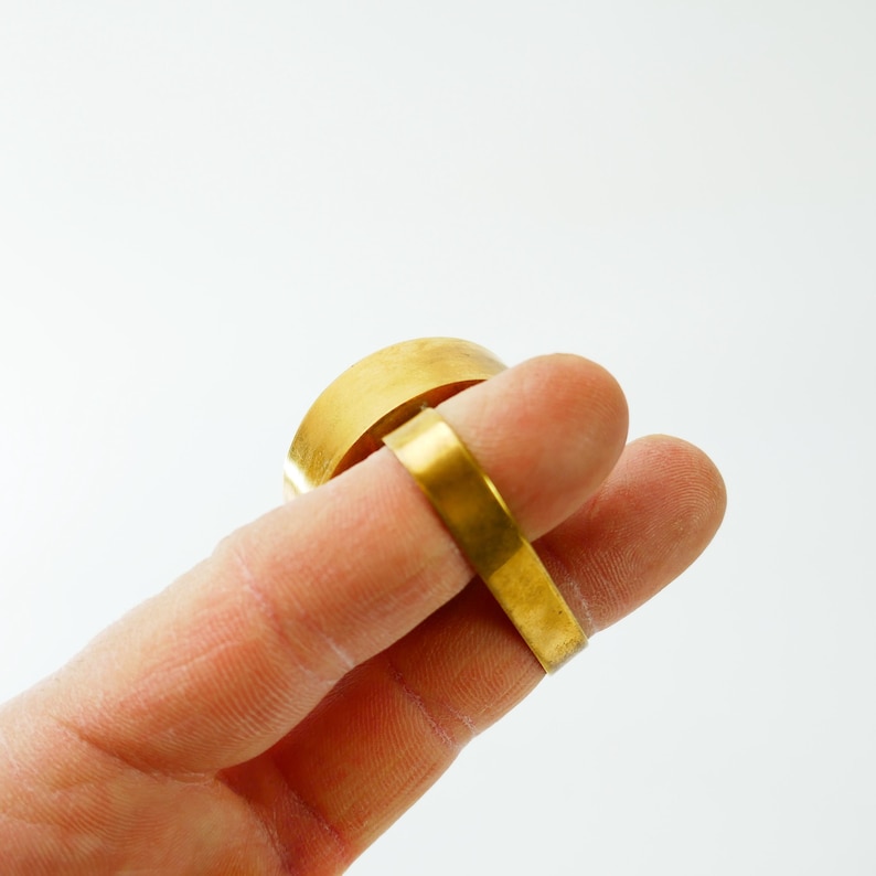 Antique Religious Reliquary Relic Finger Holder Thread "brass Seal ...