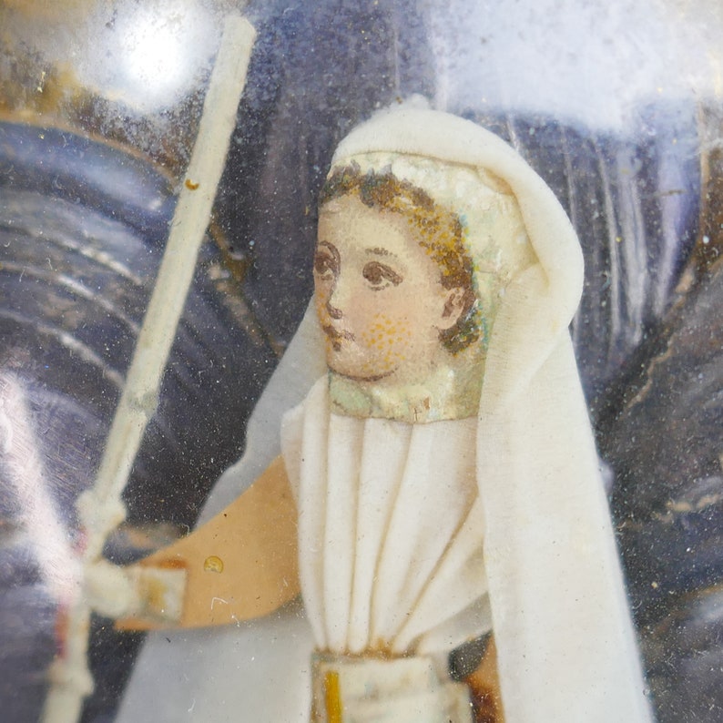 Antique French Religious First Communion of Jesus Ex Voto Dome - Etsy