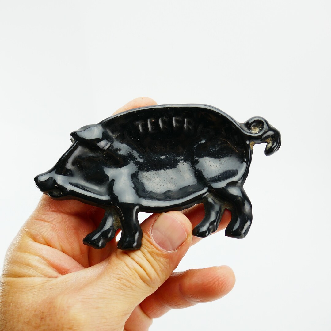 Vintage Mini Cast Iron Pig Enterprise Foundry Advertising Dish - Etsy