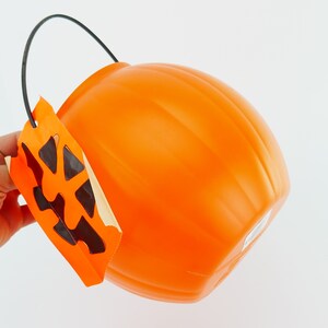 New Old Stock Vintage TPI 1997 Blow Mold Pumpkin Candy Trick or Treat ...