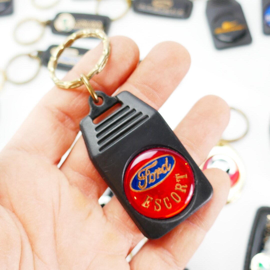 Ford Escort Authentic Vintage Car Keychain Collectible Automobilia ...