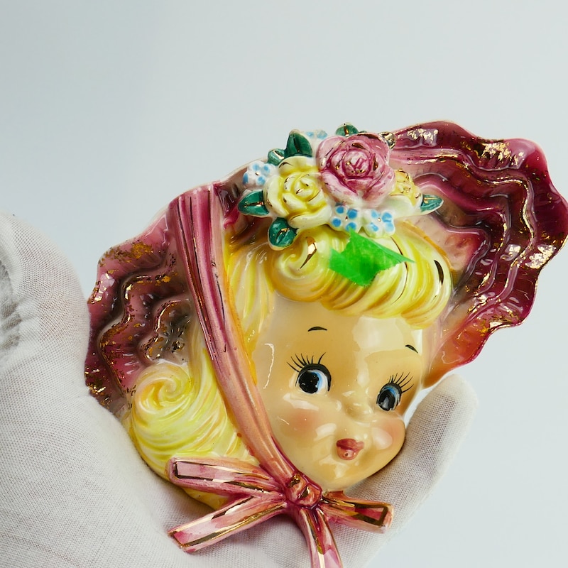 Lefton Wall Pocket - Etsy