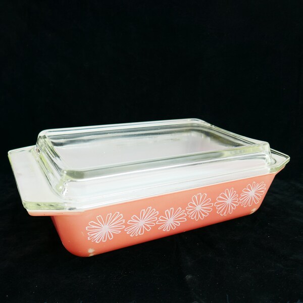 Pink Daisy Vintage Pyrex Casserole Dish - Etsy