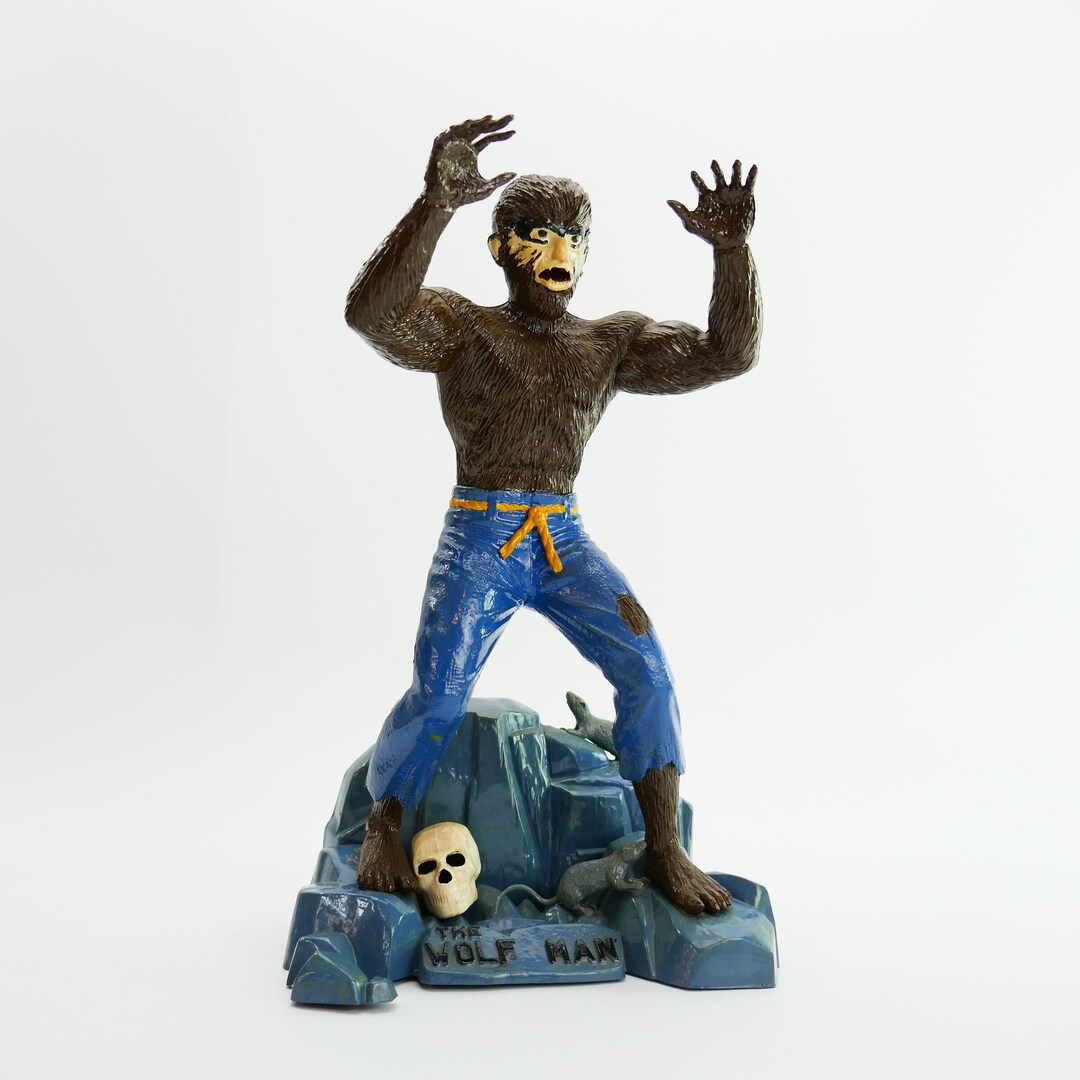 Vintage Original Wolfman 1960's Aurora Model Kit Toy Company 60's ...