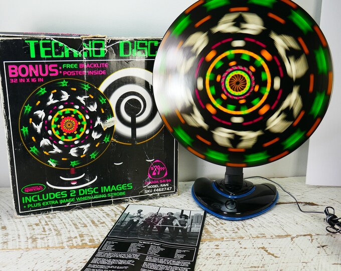 Weird Vintage 90's Rave Party Techno Disc " Spencer Gifts " Space Retro ...