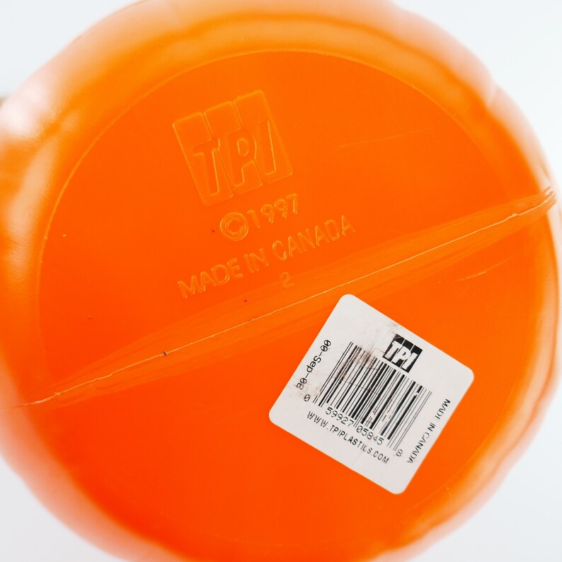 New Old Stock Vintage TPI 1997 Blow Mold Pumpkin Candy Trick - Etsy