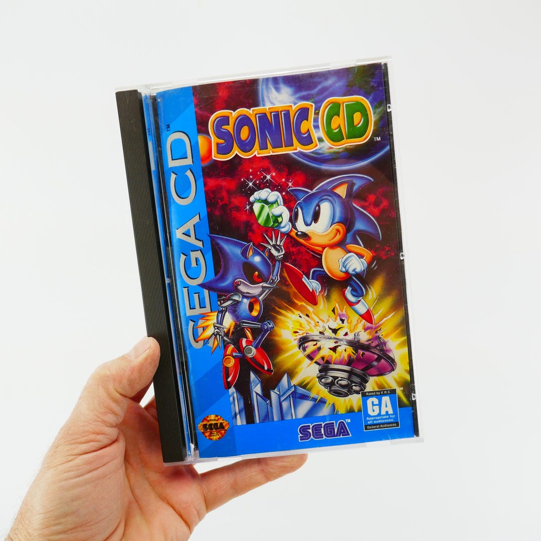 Sonic CD (sega CD, 1993) Complete Nice Condition Vintage - Etsy