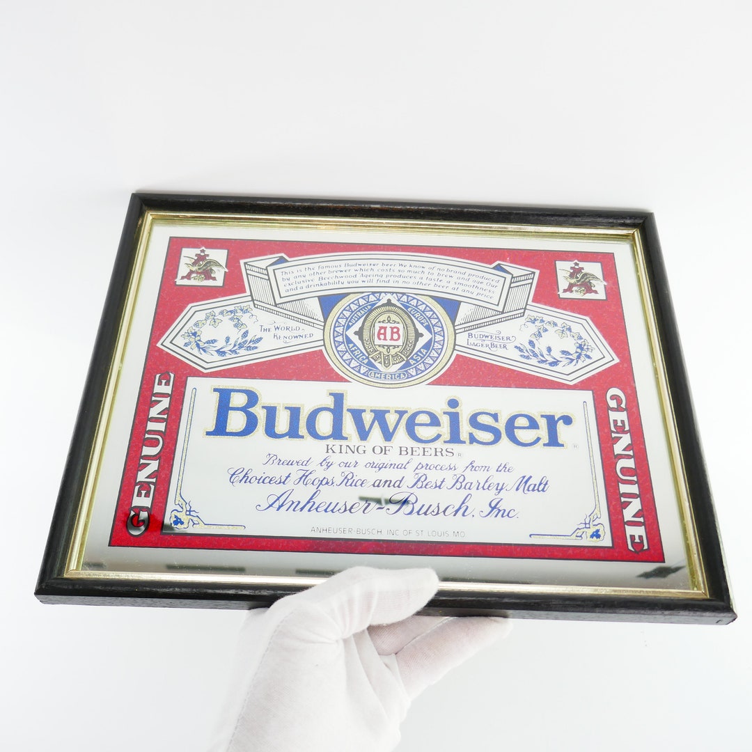 Vintage Carnival Prize 80's Sparkle Glitter BUDWEISER King - Etsy