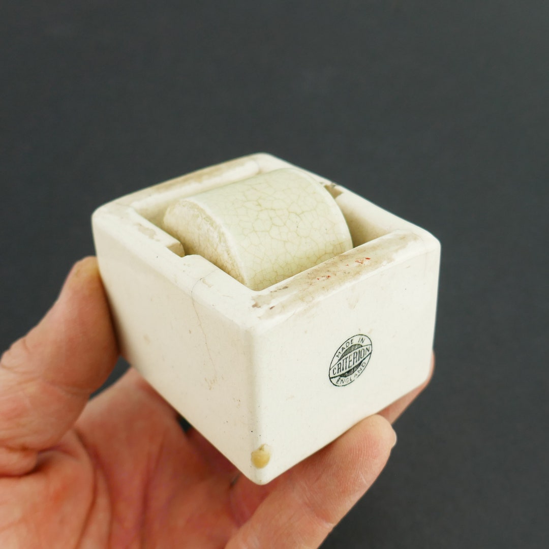 Vintage Criterion Small Antique Porcelain Stamp Water Dispenser Post ...