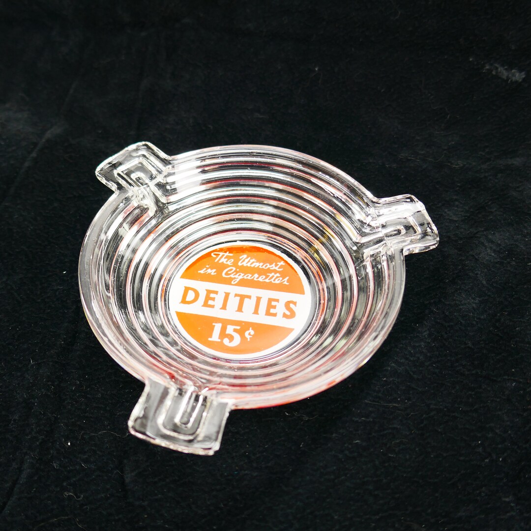 Vintage Ashtray Tip Tray Advertising Deities Cigarette 15 Cents Empty ...