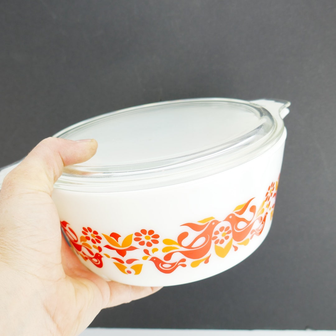 Pyrex Friendship 475 Casserole With Clear Lid - Etsy