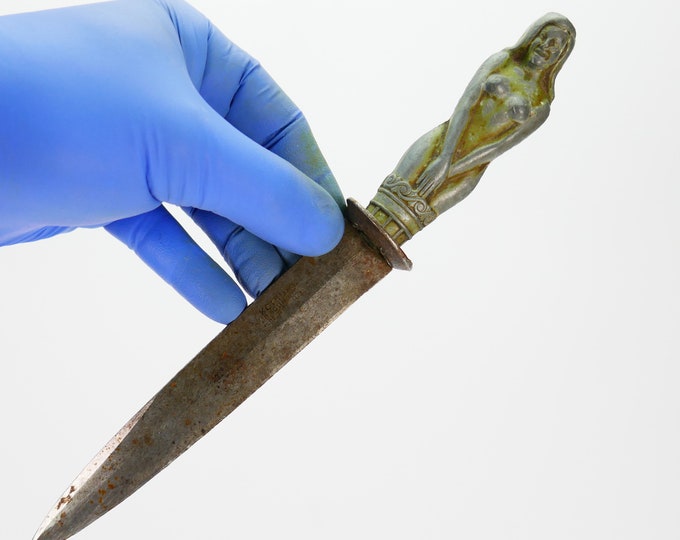 Vintage Korium Solingen Germany Forged Steel Dagger Nude Lady WWII - Etsy