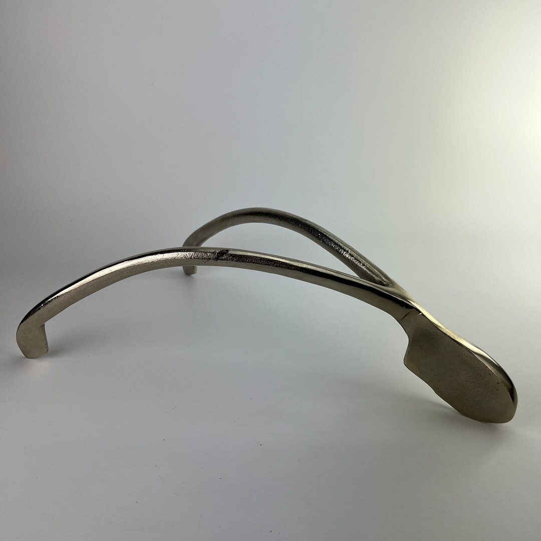 Vintage Huge Aluminium Wishbone Wish Bone Home Decor Industrial Cottage ...