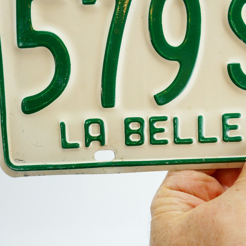 Vintage 1975 Quebec License Plate 579S029 Automobile ID Wall Hanging La ...