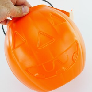 New Old Stock Vintage TPI 1997 Blow Mold Pumpkin Candy Trick or Treat ...