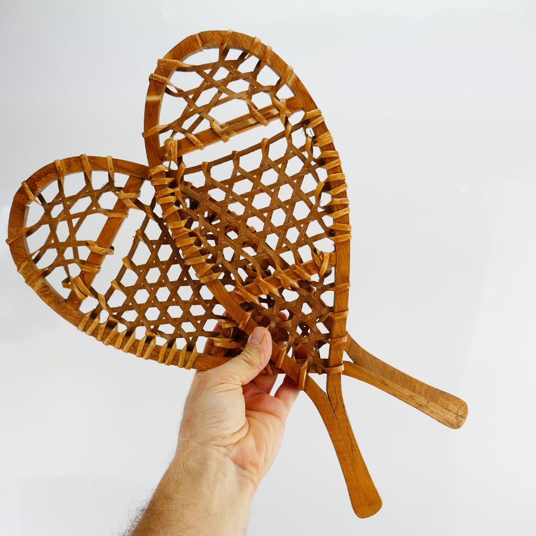 Vintage Pair of Snowshoes Mini Canada Canadian Native Rustic 17'' - Etsy