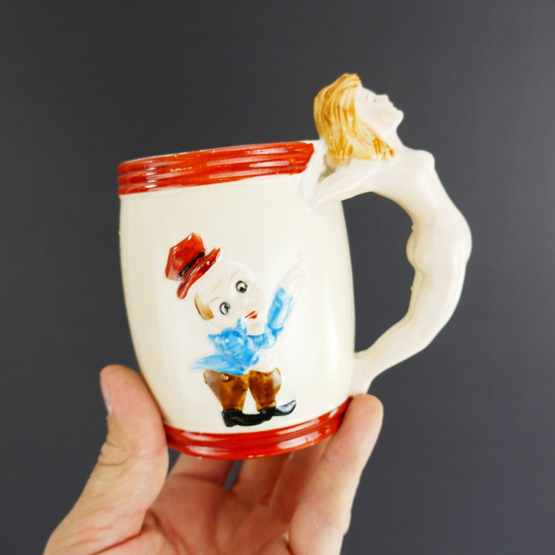 Vintage Mug MATURE Pinup Pin up Risque Ceramic Naked Woman - Etsy Finland