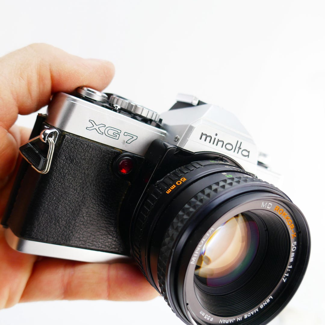 Vintage Minolta XG7 - Lens Md Rokkor-x 50mm - 35mm Japan Film Camera - Etsy