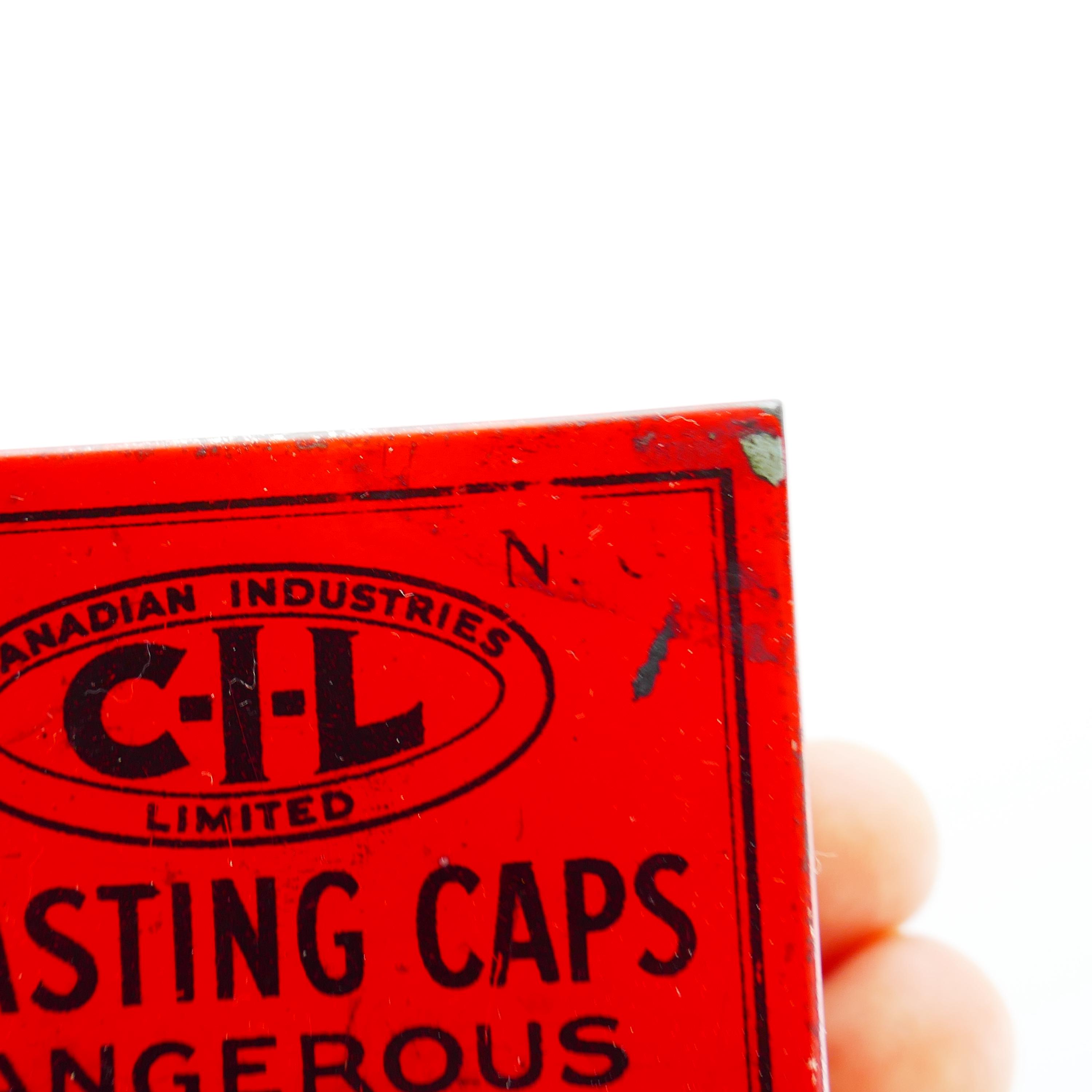 Antique Canada CIL Blasting Caps Tin Cartridge C.I.L. - Etsy