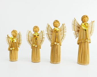 Wicker Angel Decor - Etsy