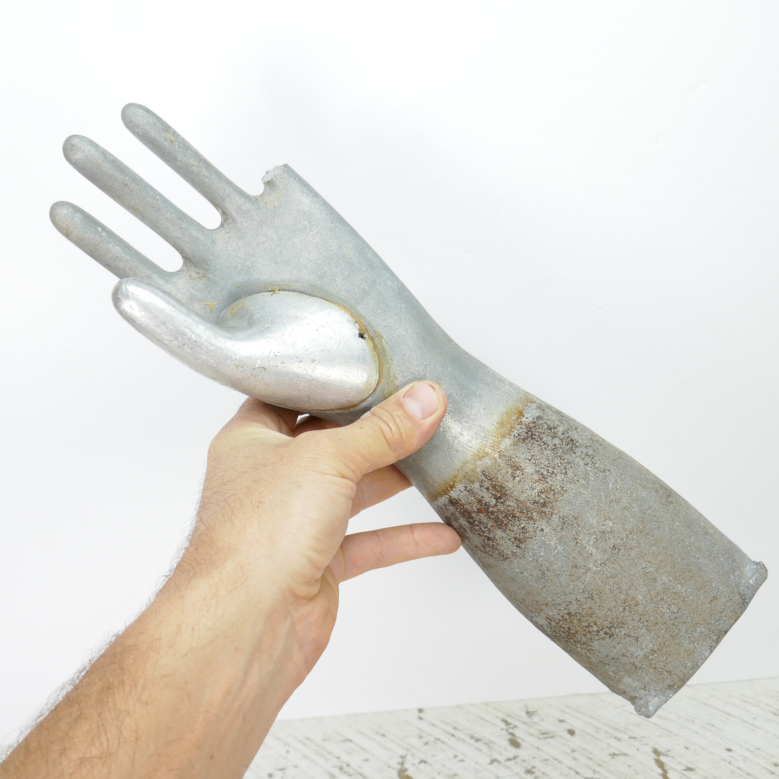 Industrial glove mold Vintage hand mold Cast Aluminum | Etsy