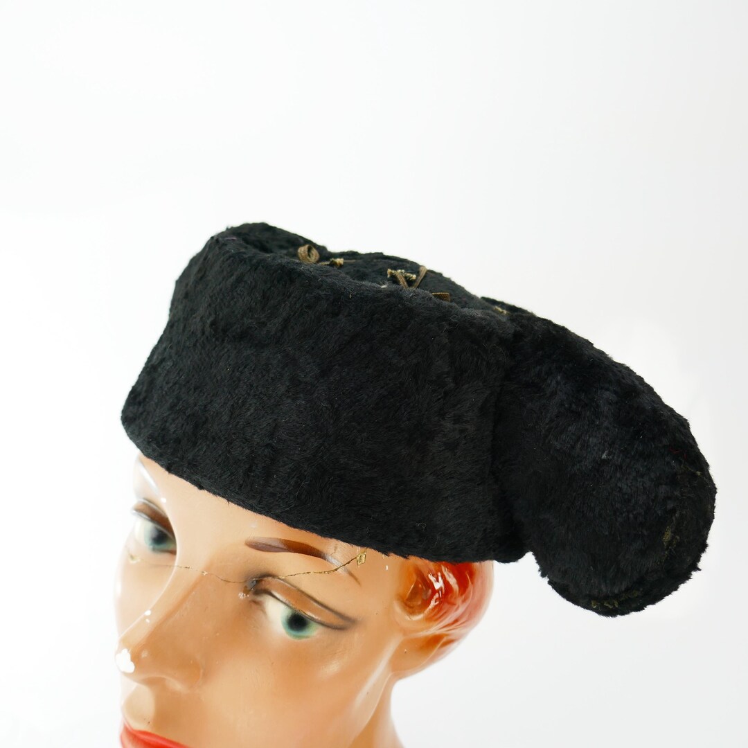 Vintage Antique Bullfighter Matador Hat Montero Black Wool - Etsy