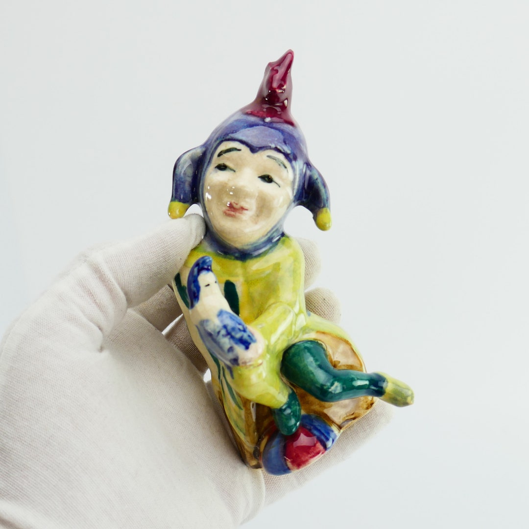 Vintage Occupied Japan Weird Funny Jester Puppeteer Figural Planter ...