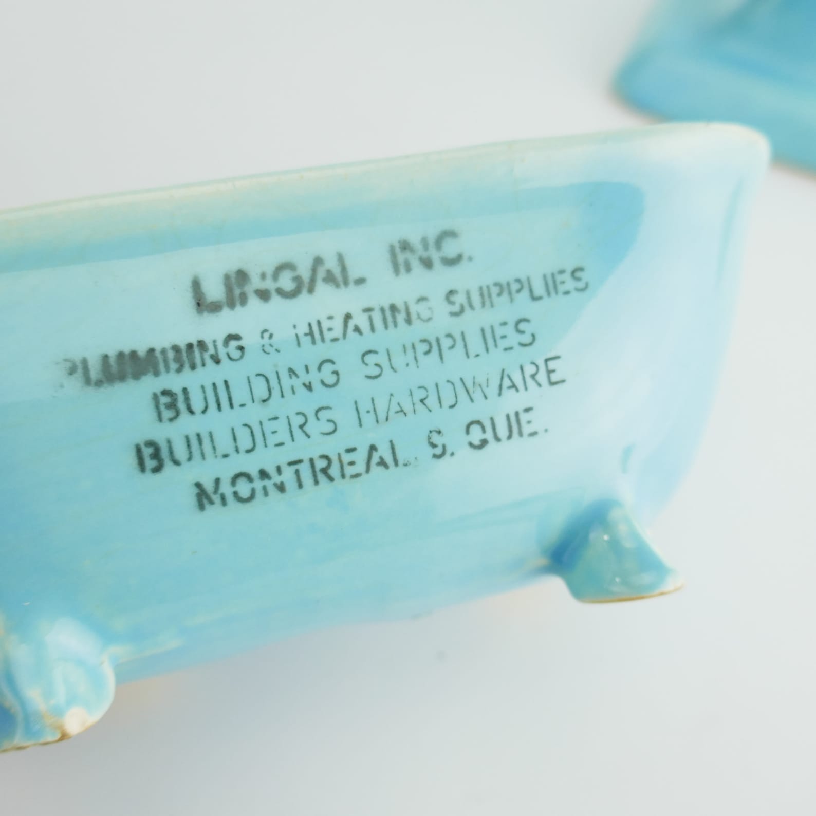Montreal Lingal Inc. Vintage Toilet Bath Ashtray Plumbers Supply ...