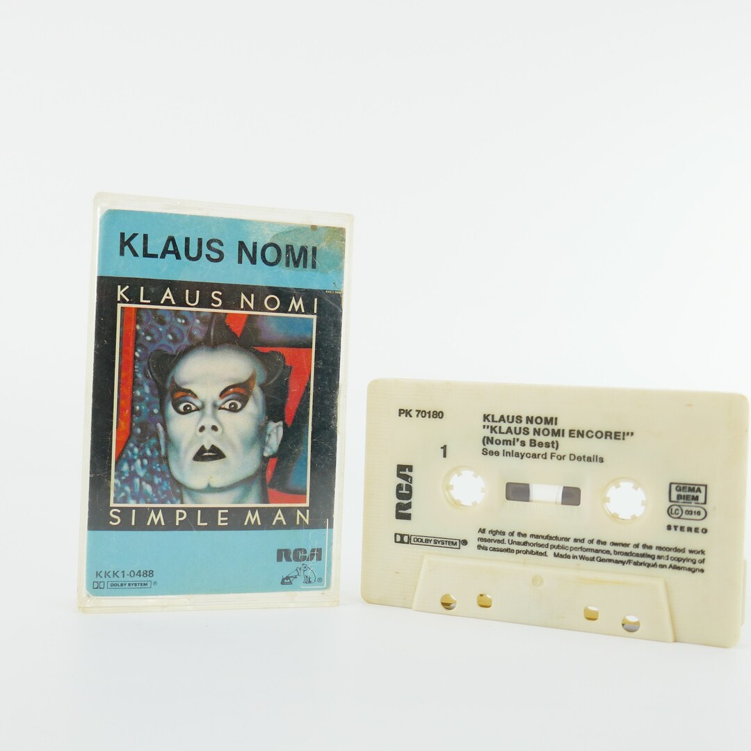 Original RARE Klaus Nomi Simple Man Cassette Tape K7 - Etsy
