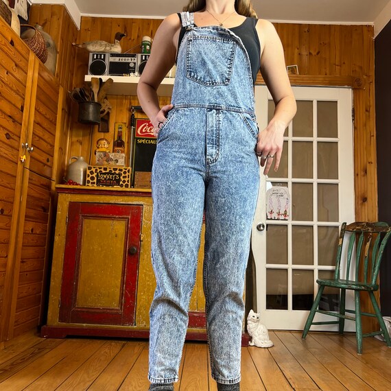 Vintage WALLYS Acid Wash Denim Overalls Blue XS Overalls Jeans - Etsy