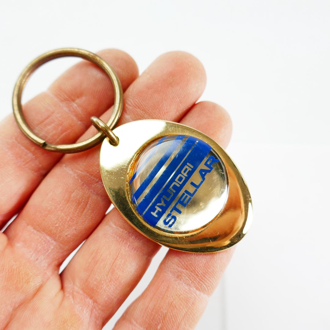 Hyundai Stellar Authentic Vintage Car Keychain Collectible Automobilia ...