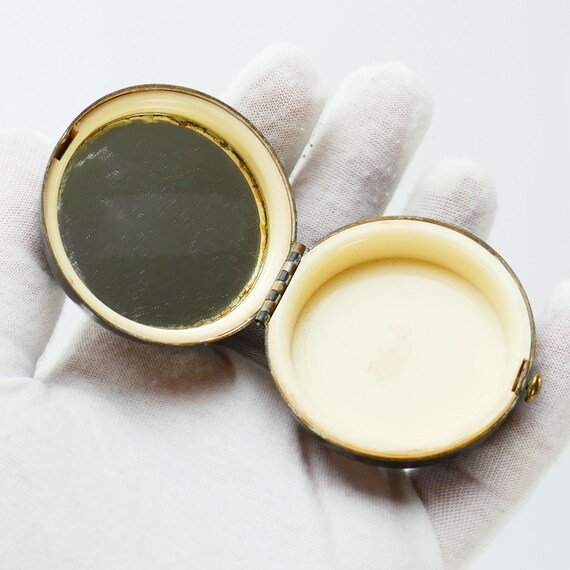 Vintage Art Deco Rare Wadsworth 8-Ball Powder Compact - Gem