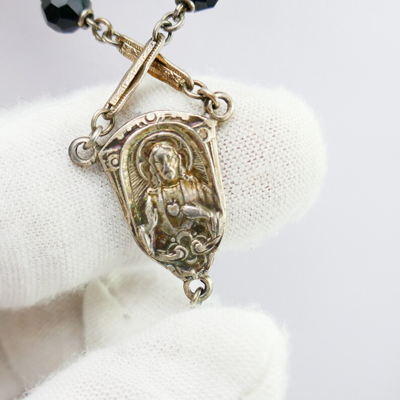 Vintage Religious Rosary Silver STERLING Catholic INRI Rosary - Etsy