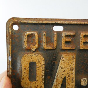 Quebec License Plate 1940 Automobile ID Wall Hanging Garage License 94 ...