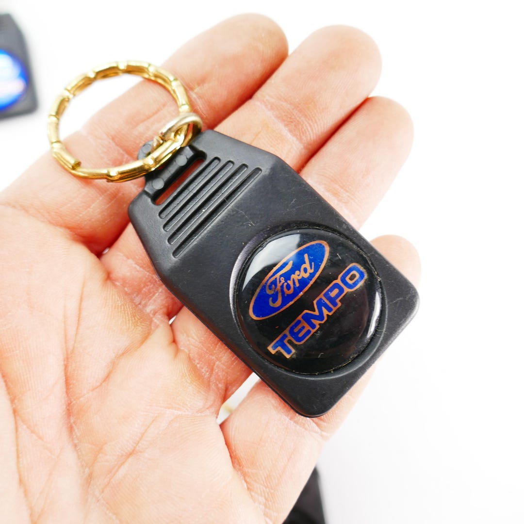 Ford Tempo Authentic Vintage Car Keychain Collectible Automobilia ...