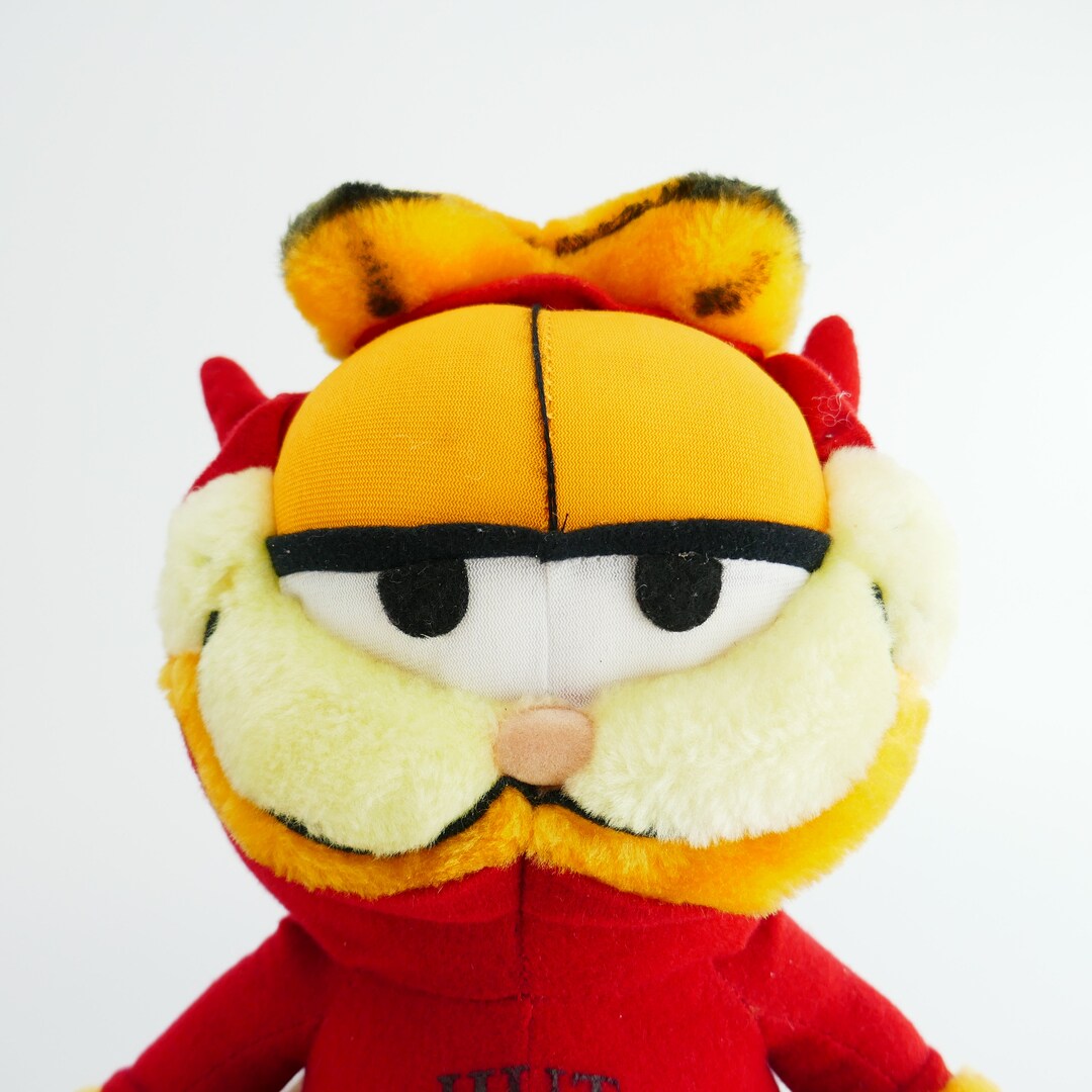 Vintage Plush Garfield Devil Hut Stuff Doll Stuffed Toy Collectible - Etsy