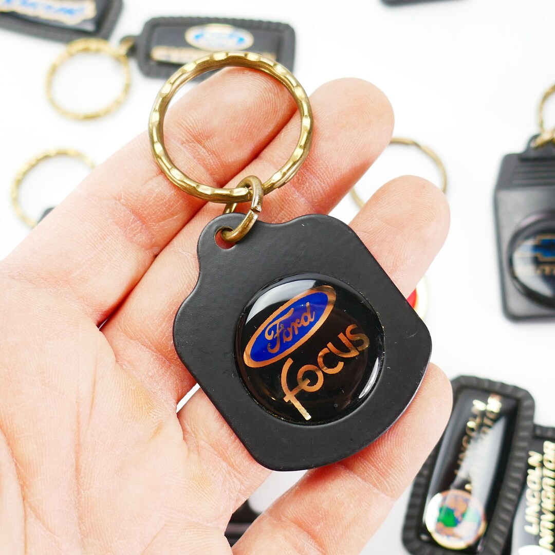 Ford Focus Authentic Vintage Car Keychain Collectible Automobilia ...