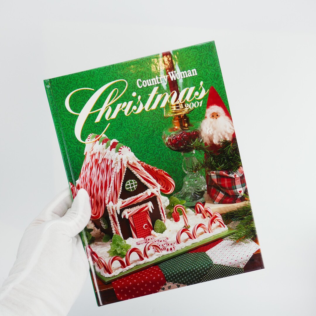 Vintage 2001 Country Woman Christmas Book Cookbook Holiday Recipes and ...