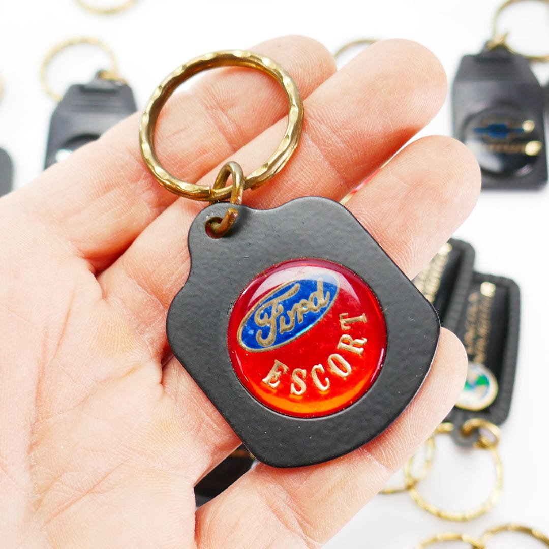 Ford Escort Authentic Vintage Car Keychain Collectible Automobilia ...