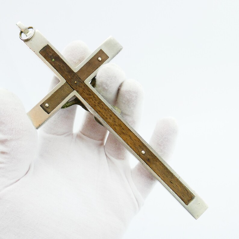 Vintage 7 Crucifix Ebony Cross Jesus God Inri Metal - Etsy