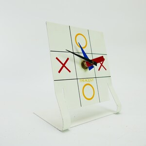 Vintage Modern 80s Times Square Desk Clock Tic Tac Toe - Etsy