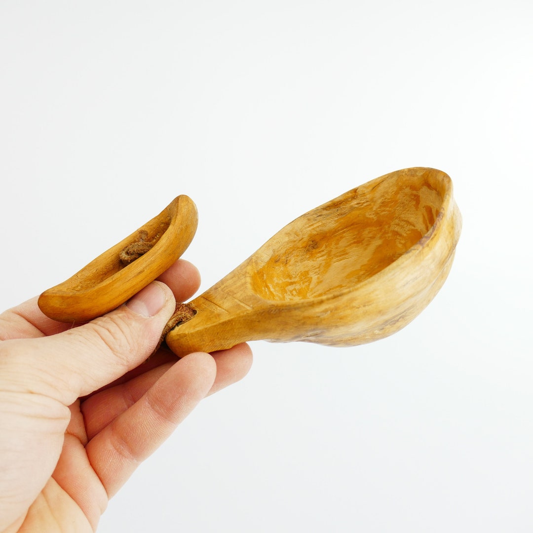 Antique Native Canoe Cup Wood Carved Folk Art " Canadiana Hand Made ...