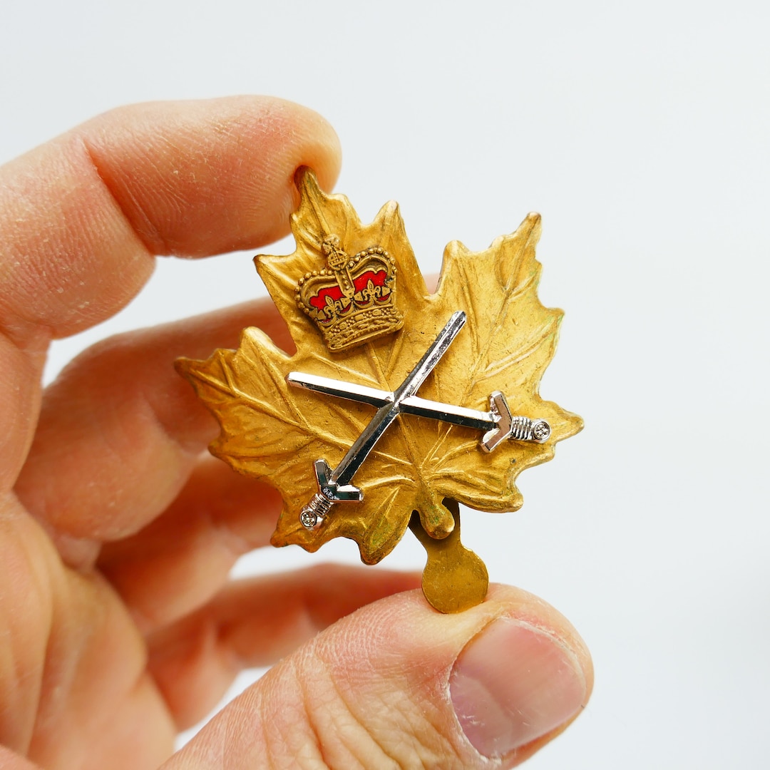 Canadian Armed Forces Cadet Leader Cap Badge Army Military - Etsy