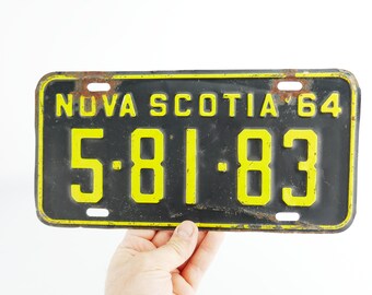 1964 License Plate - Etsy