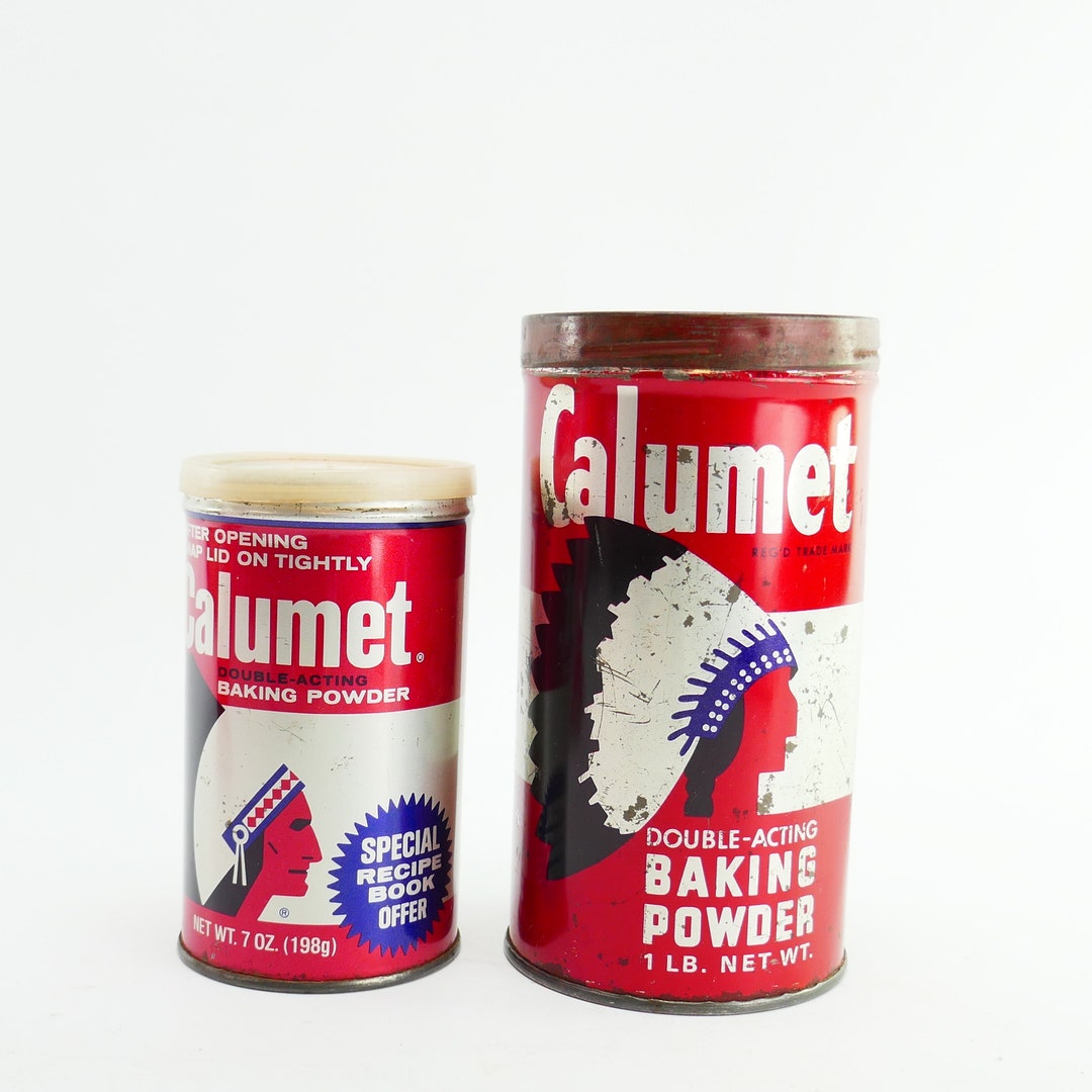 Vintage Calumet Baking Powder Tin Can Canister General Store Decor - Etsy