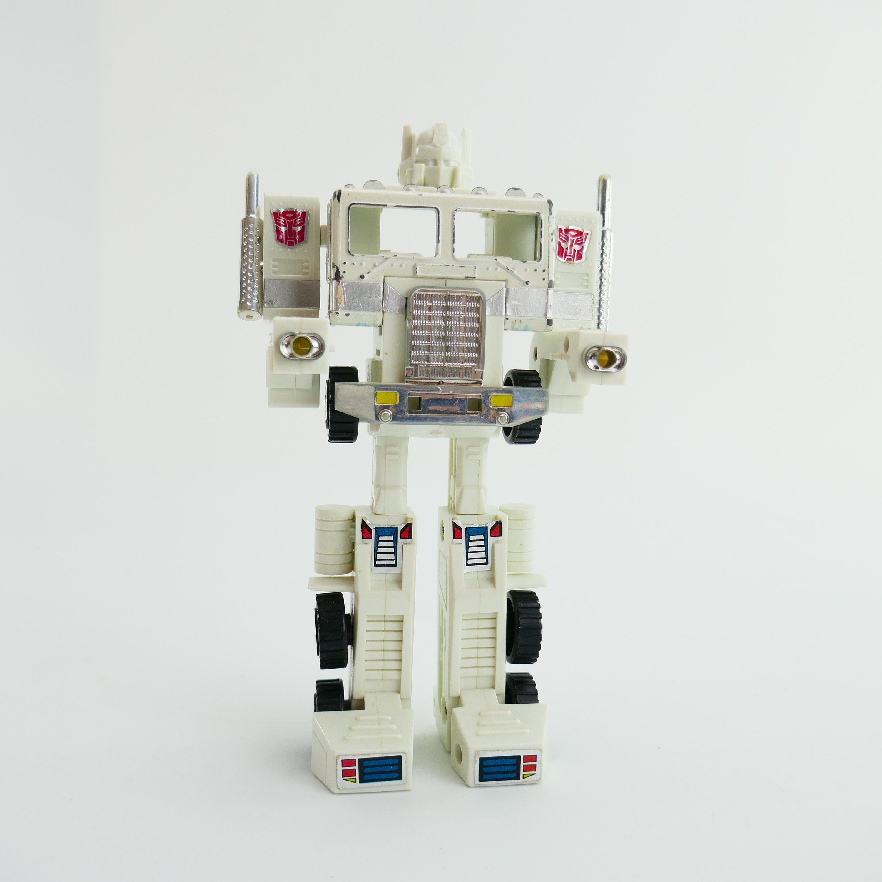 White Optimus Prime Toy