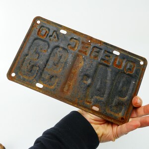 Quebec License Plate 1940 Automobile ID Wall Hanging Garage License 94 ...