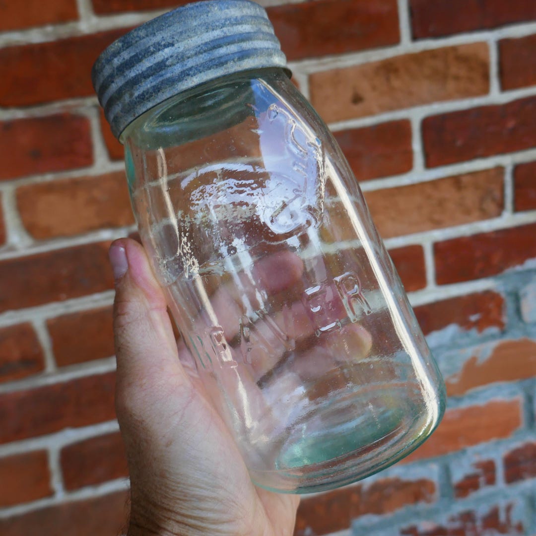 Antique BEAVER Fruit Canning Jar 7 / Mason Jar - Etsy
