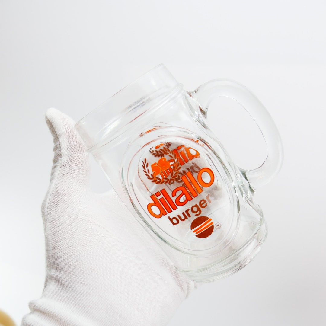Vintage Advertising Dilallo Restaurant Burger Glass Mug - Etsy
