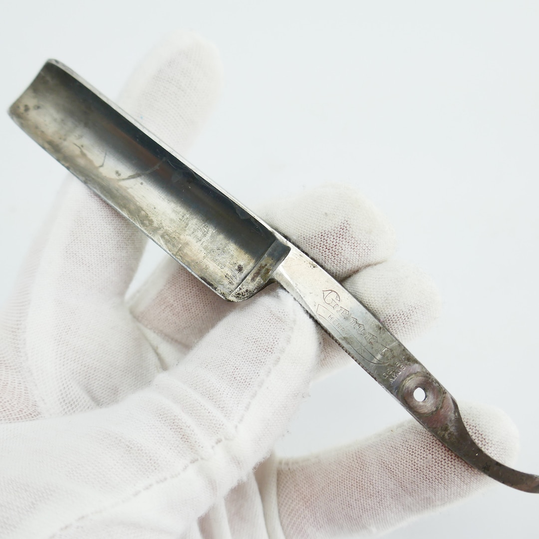 Vintage Straight Razor GENCO HENRY'S X Cutthroat Barber Knife Classic ...